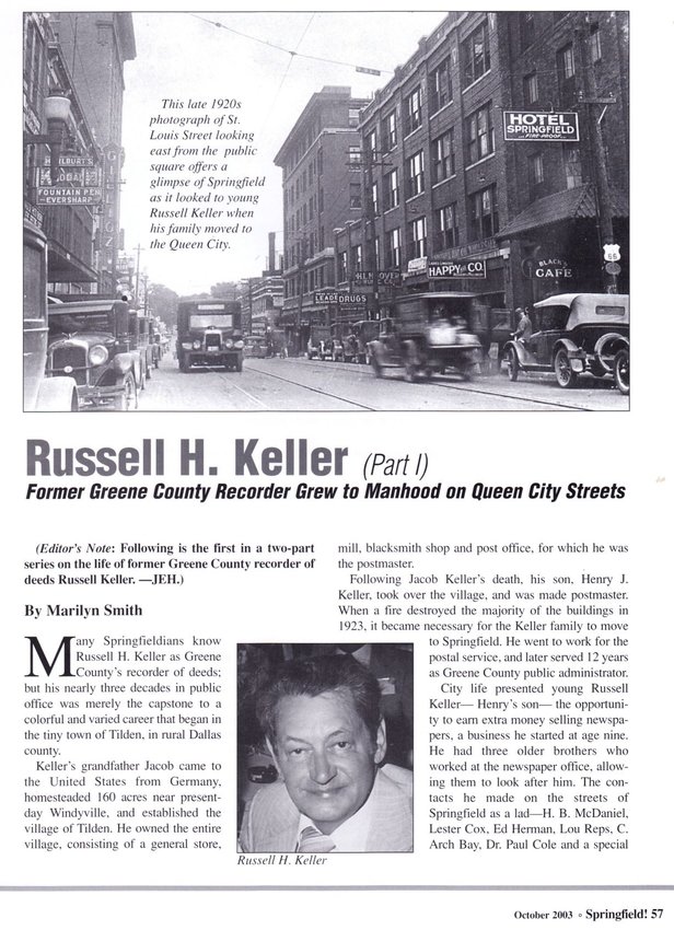 The interesting life of Russell Keller | Buffalo Reflex