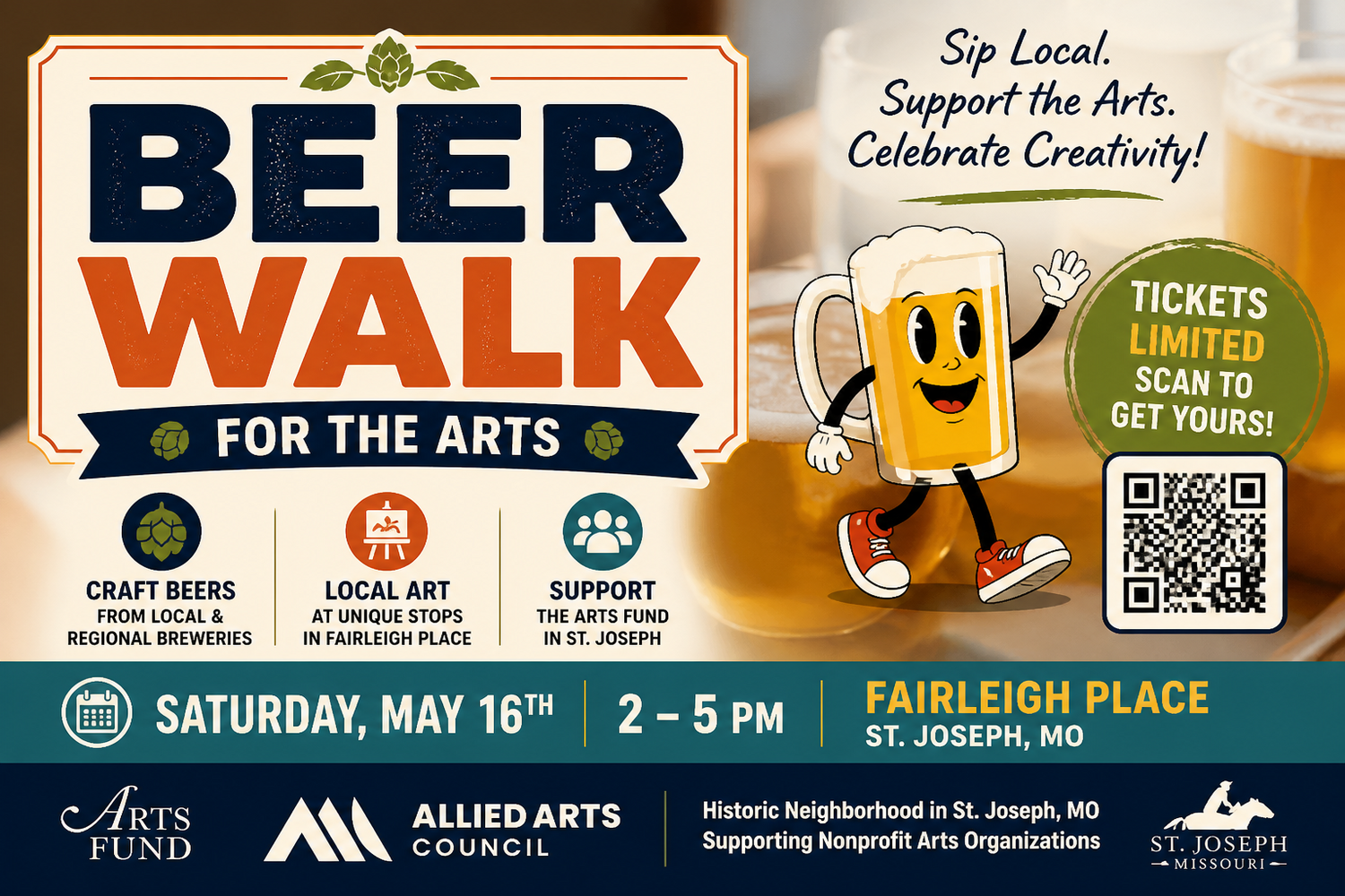 Beer Walk for the Arts returns May 16 - My Cameron News