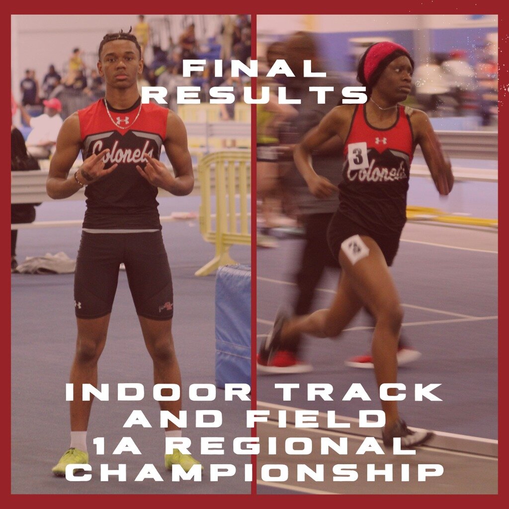 CRHS Indoor Track and Field Class 1A Regional Championship - Caroline ...