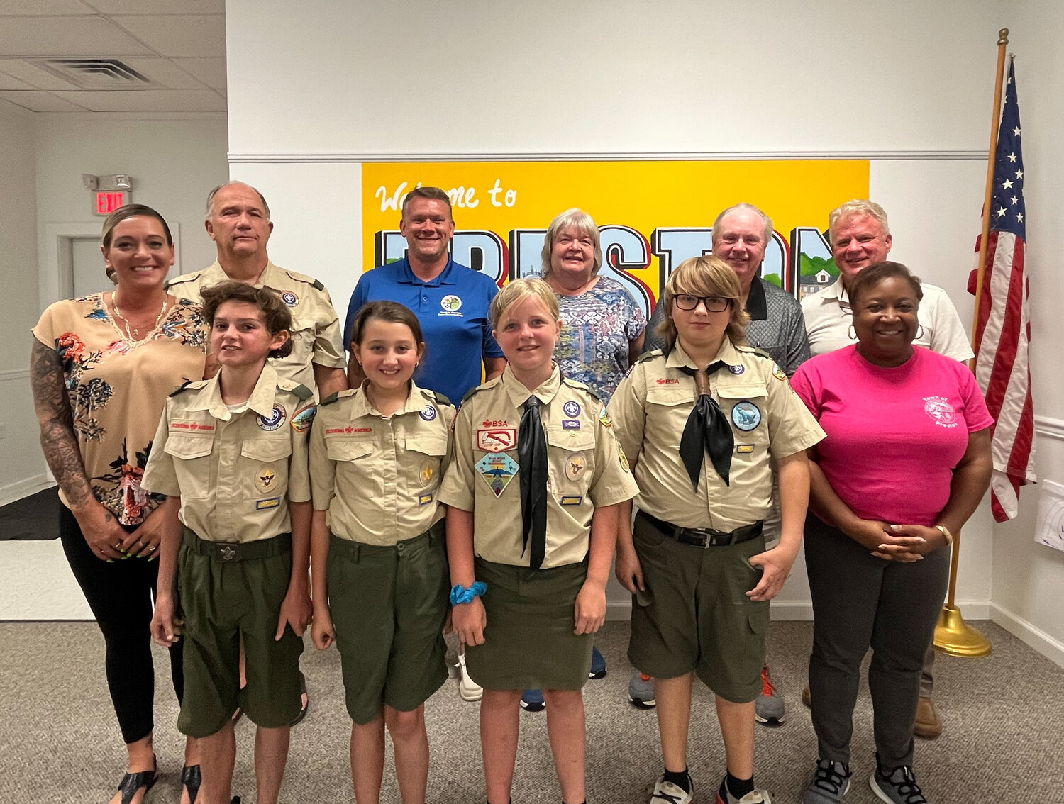 Scouting America Troop #461 Provides Audience for Preston Commissioners ...