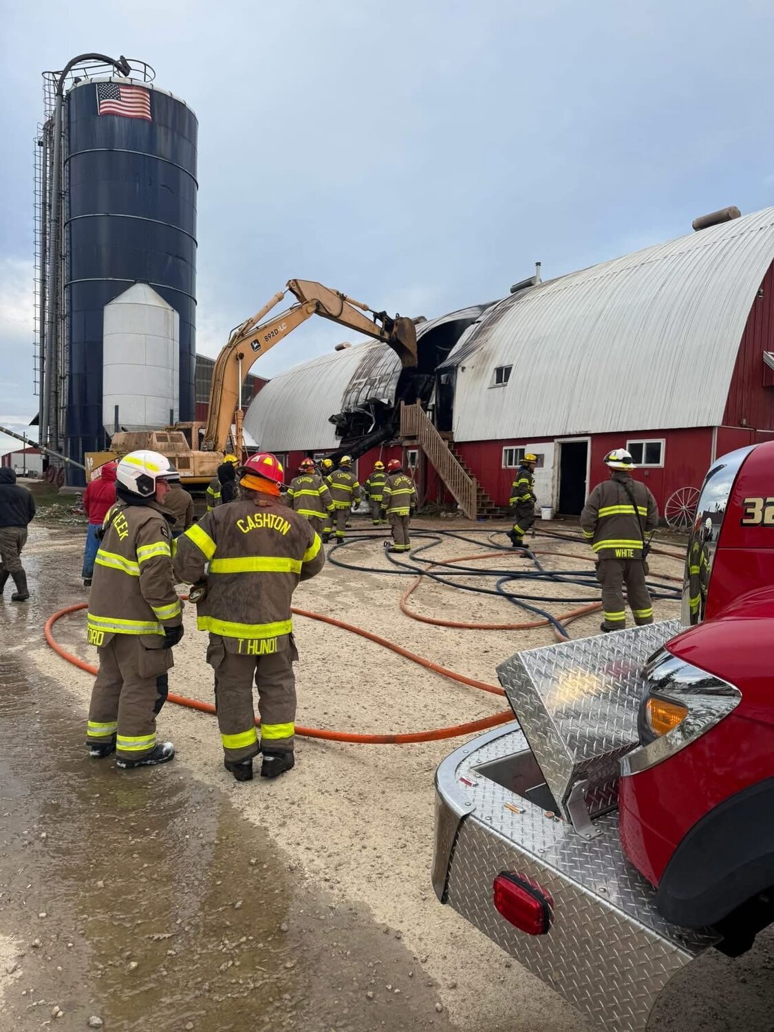 Fire displaces over 400 cows in need of milking - Cashton Record