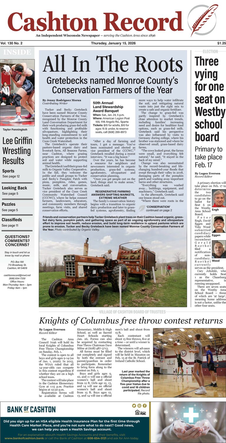 E-Editions - Cashton Record