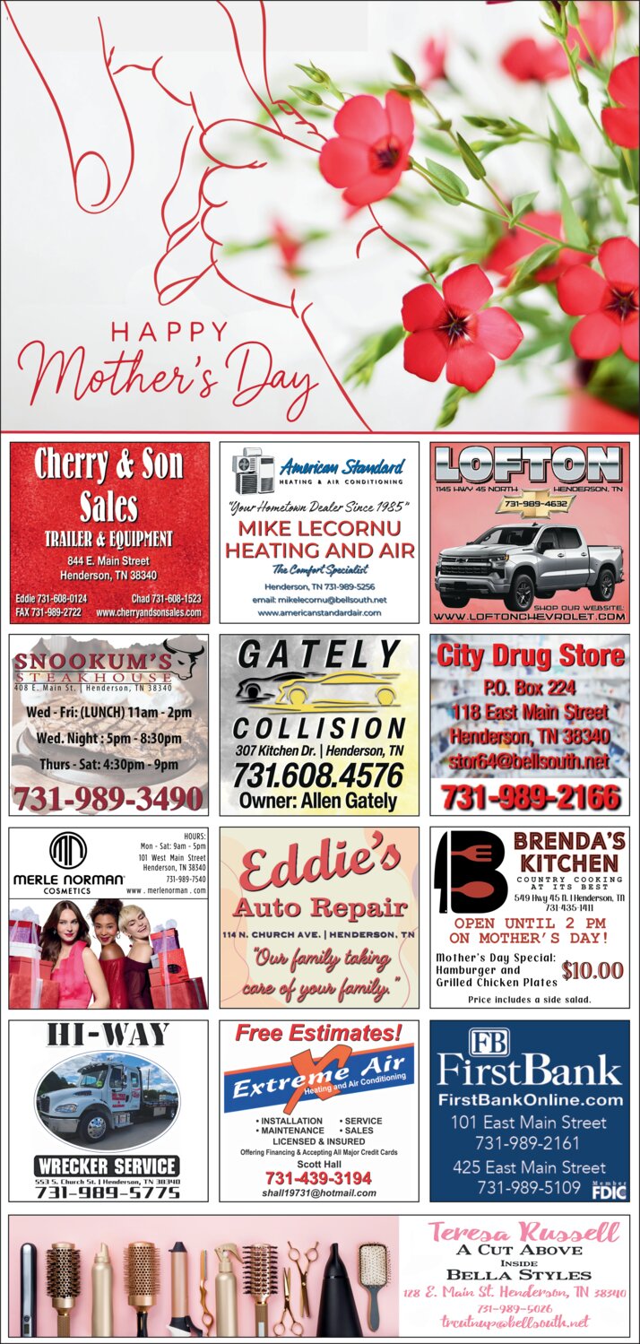 Happy Mother's Day! - Chester County Independent