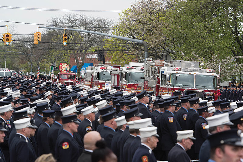 Firefighters Turn Out in Force to Bid Farewell to ‘A Rock Star and a ...