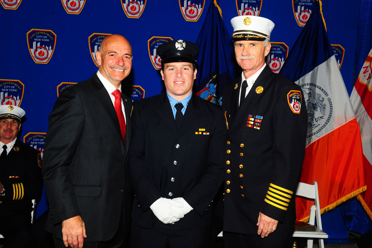 Poignant Absences As 60 Firefighters Are Promoted - The Chief