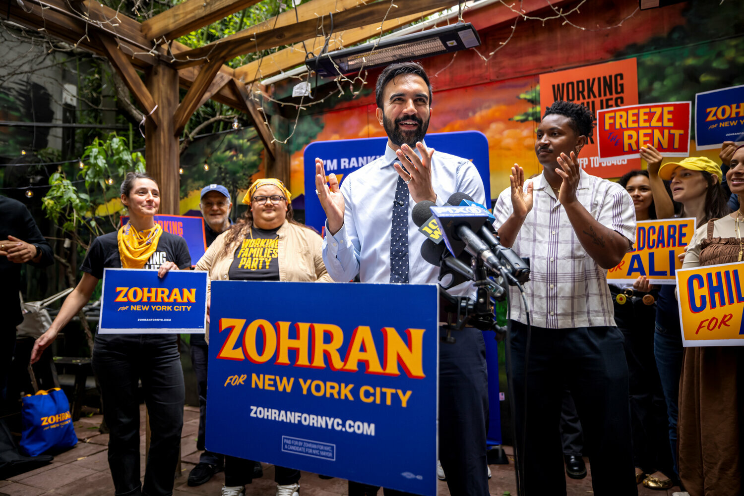 Mamdani's mayoral campaign found visual inspiration in unlikely corners ...