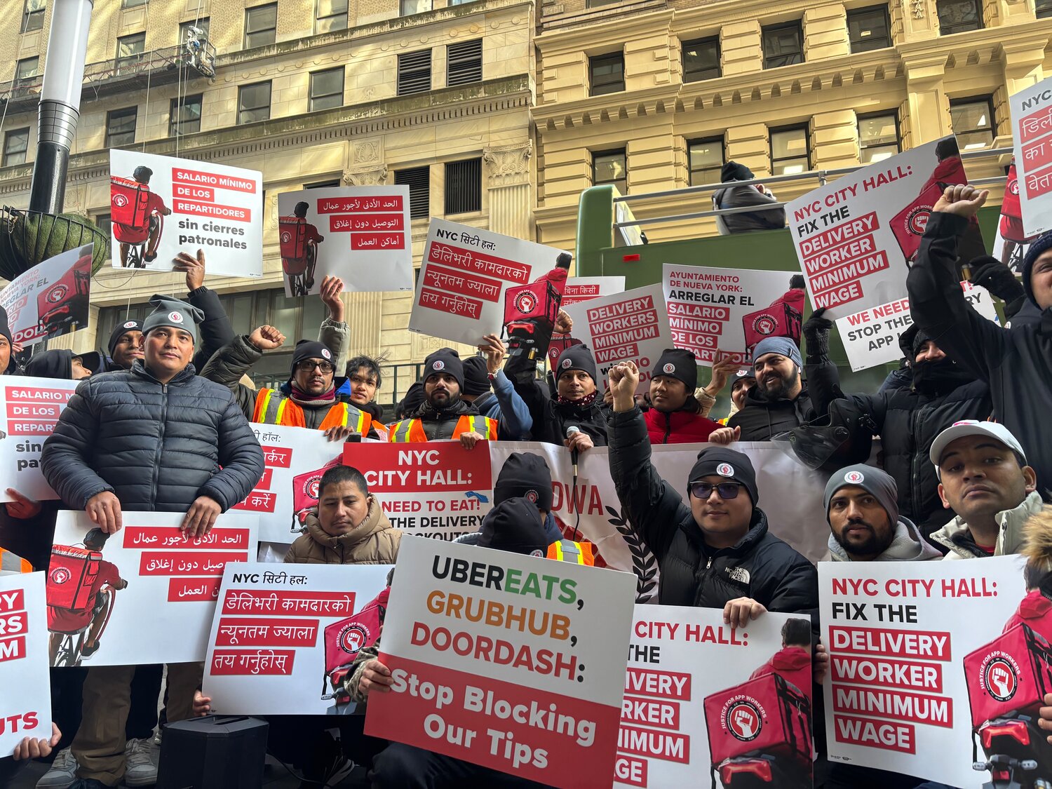 Delivery workers secure tipping rights - The Chief