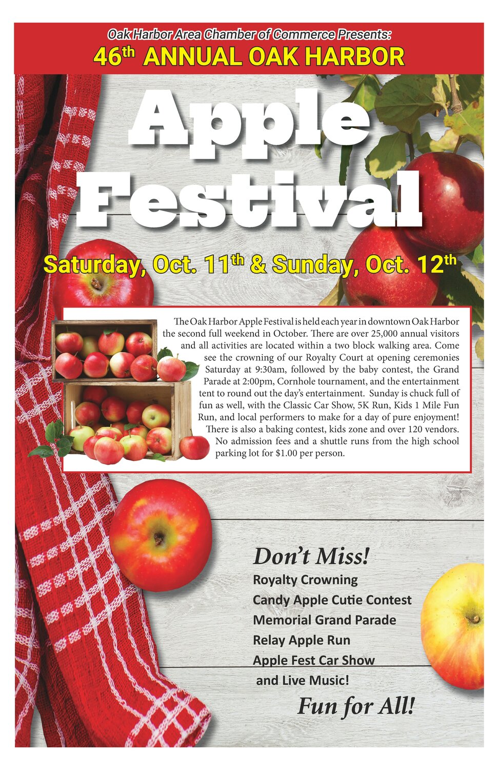 Oak Harbor Apple Fest 2025 - The Press