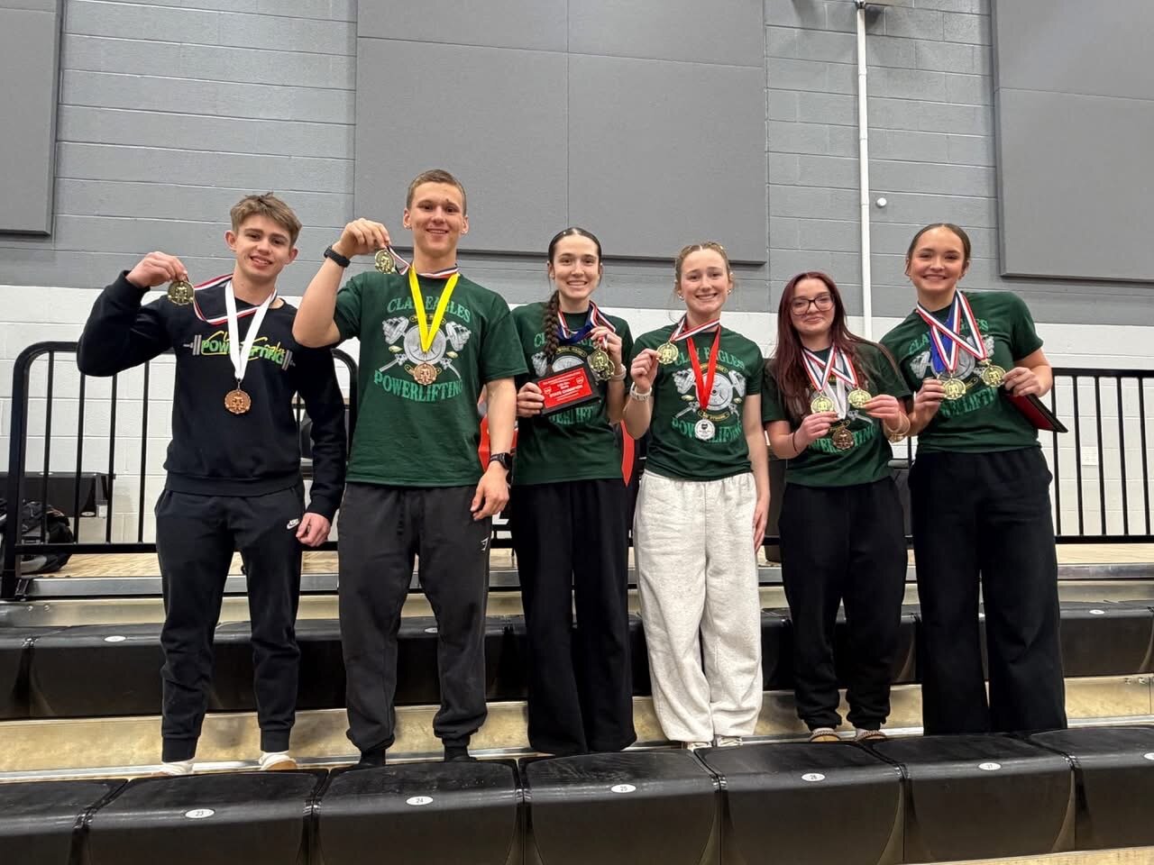 Clay powerlifting team competes at Kenton state meet - The Press