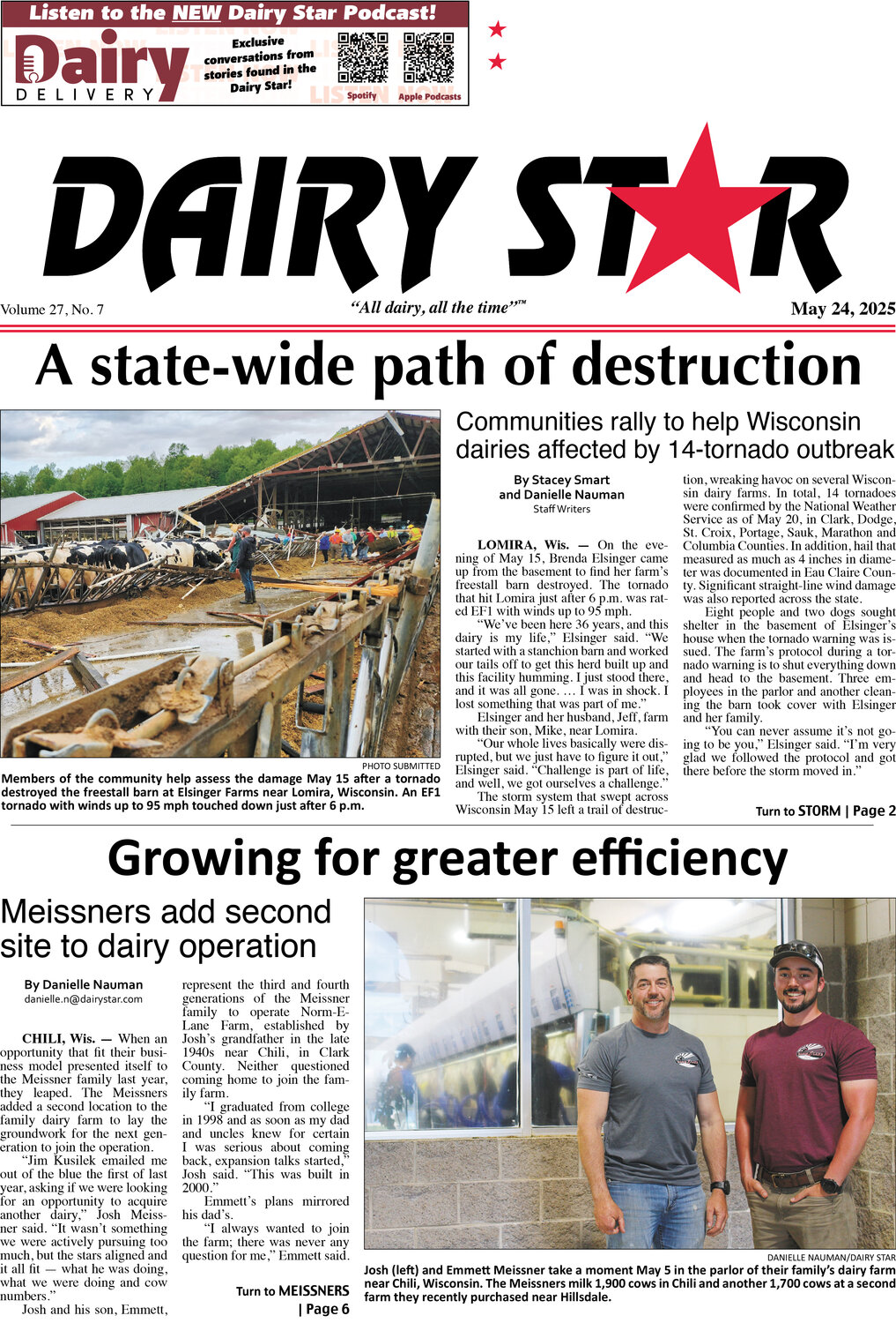 May 24, 2025 - Zone 2 - Dairy Star