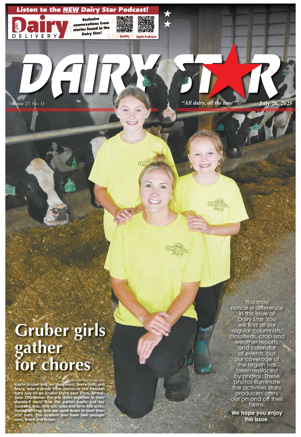 July 26, 2025 - Zone 2 - Dairy Star