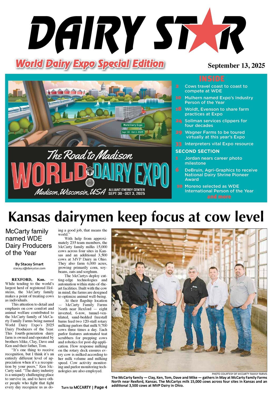 Special sections - Dairy Star