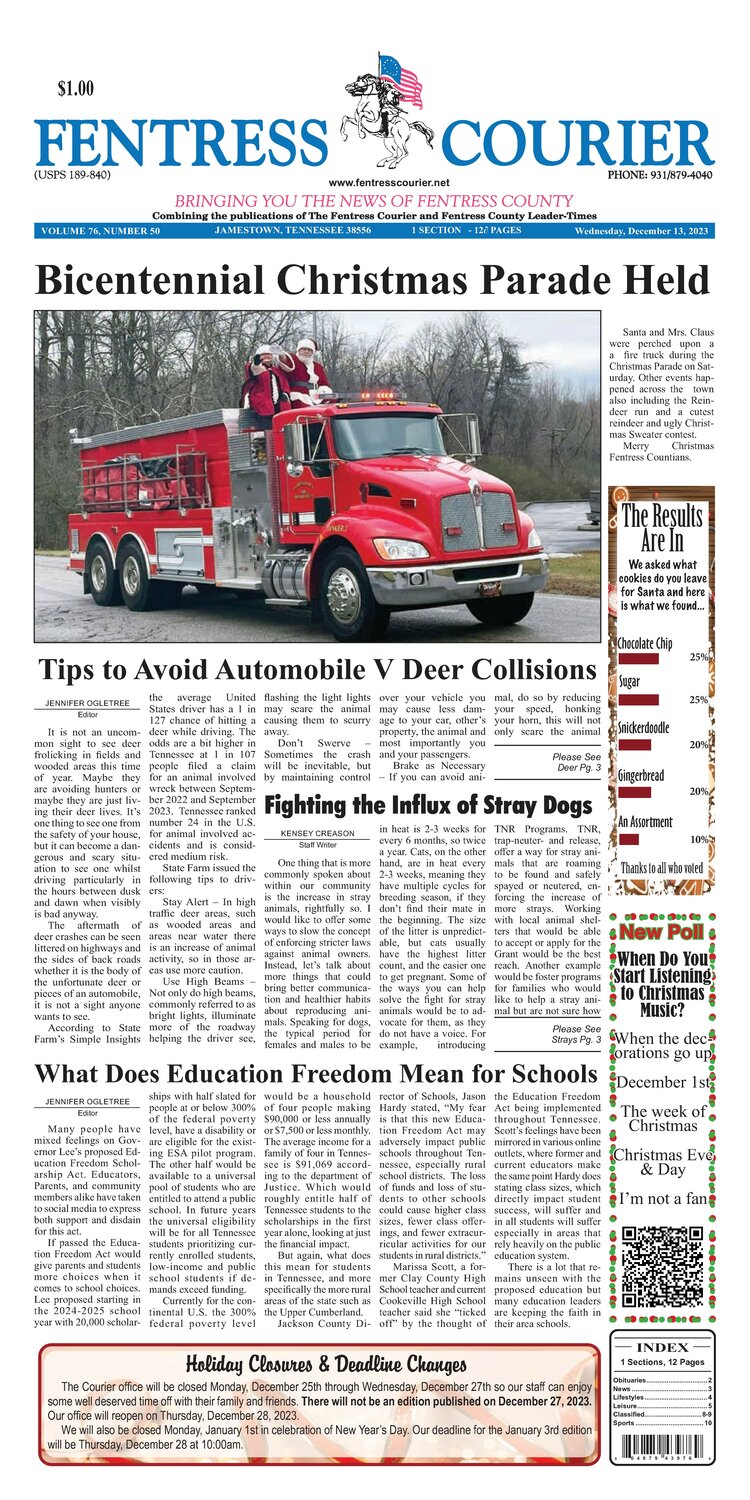E-Editions | Fentress Courier
