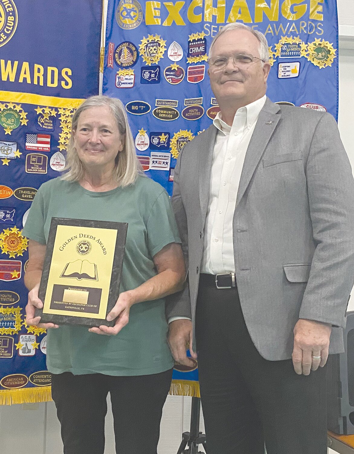 Exchange Club honors community at banquet - The Gatesville Messenger
