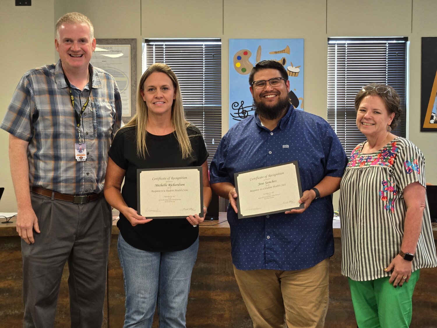 Gatesville ISD School Board recognizes several staff members in staff ...