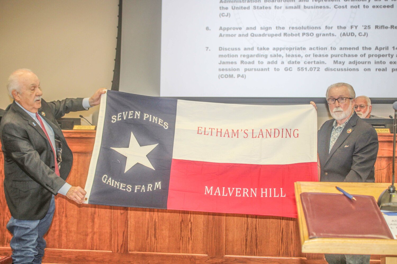 Courthouse to feature Gen. Hood’s first Texas infantry brigade flag ...
