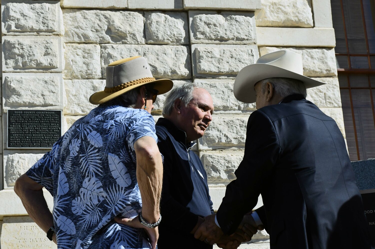 Historic Square commemorative monument unveiling - Hood County News