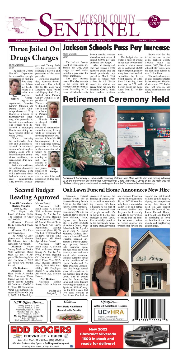 E-Editions - Jackson County Sentinel