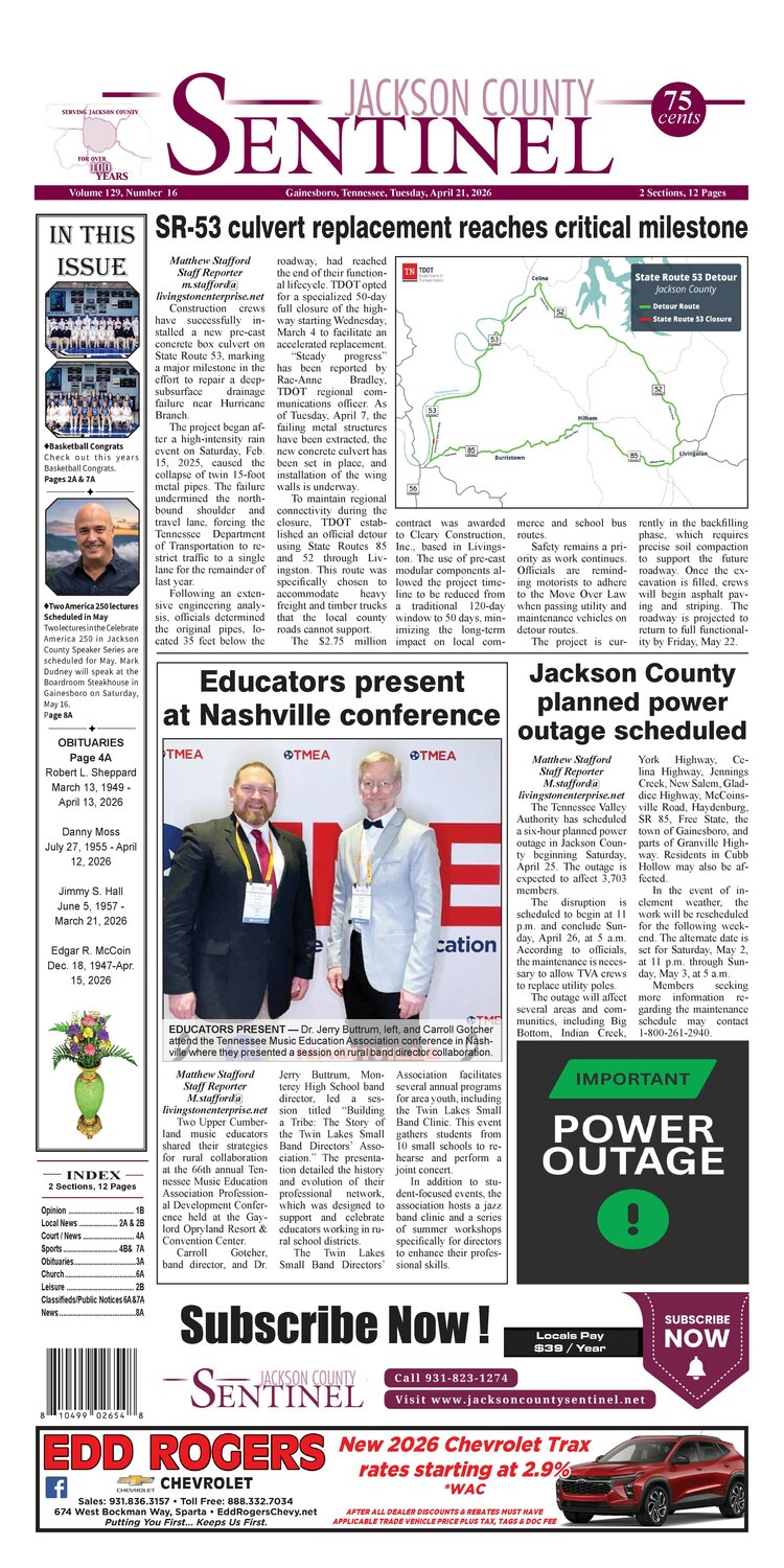 E-Editions - Jackson County Sentinel