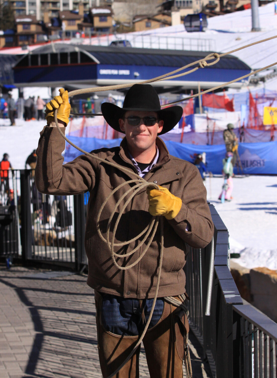 Rodeo and skiing at Cowboy Downhill - The Mountain-Ear