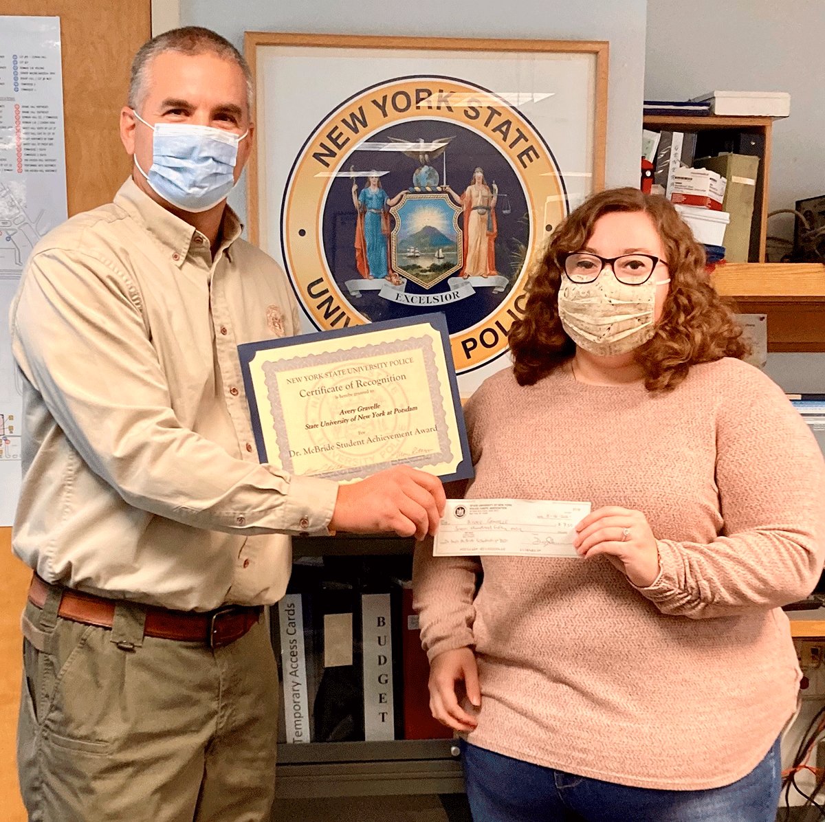 SUNY Potsdam student from Norwood presented criminal justice ...