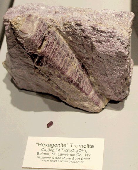 Minerals and gems from Balmat, Gouverneur, Fowler, Pitcairn, Pierrepont ...