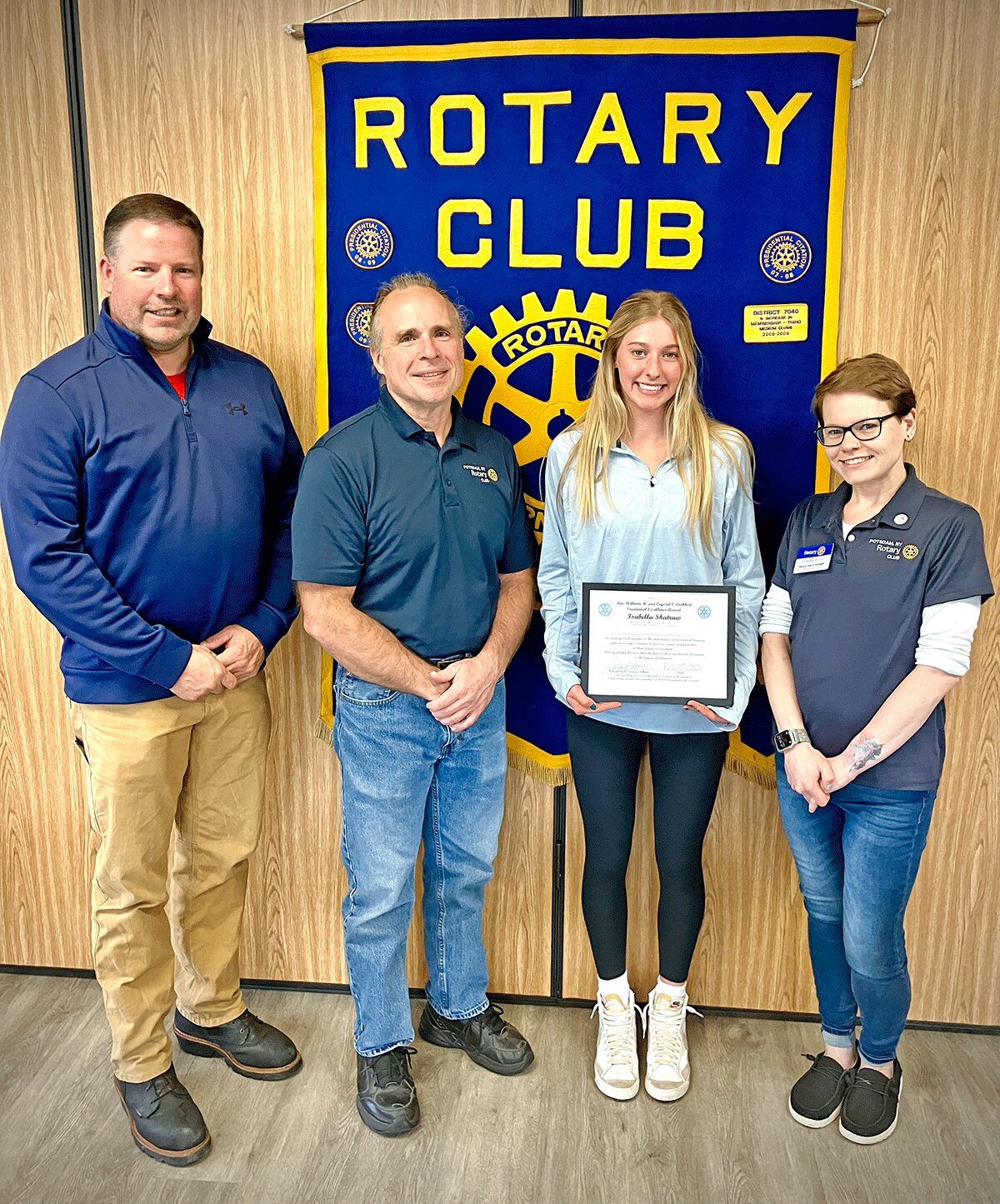 Potsdam Rotary honors BOCES building trades program as student of the ...