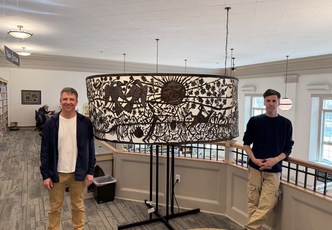Potsdam Public Library unveils stunning new metal artwork installation ...