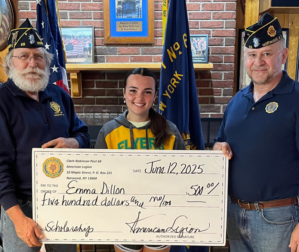 Scholarship for service-minded senior in Norwood - North Country Now