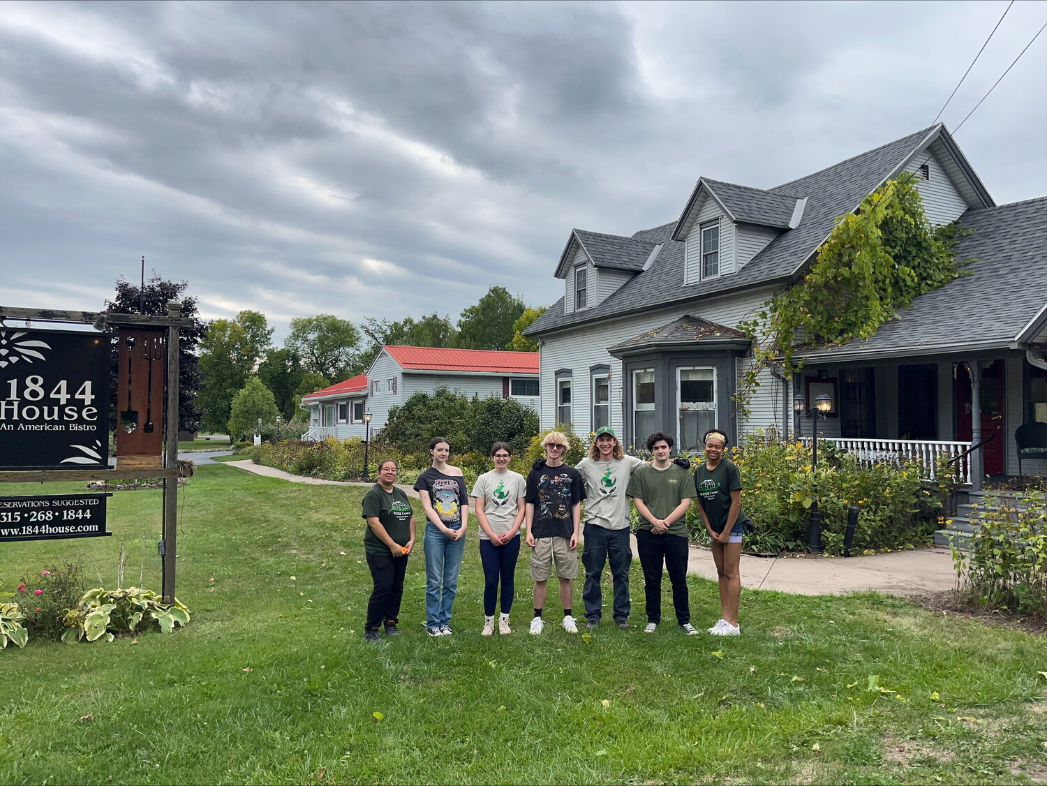 SUNY Potsdam students work on gardens at historic 1844 House in Canton ...