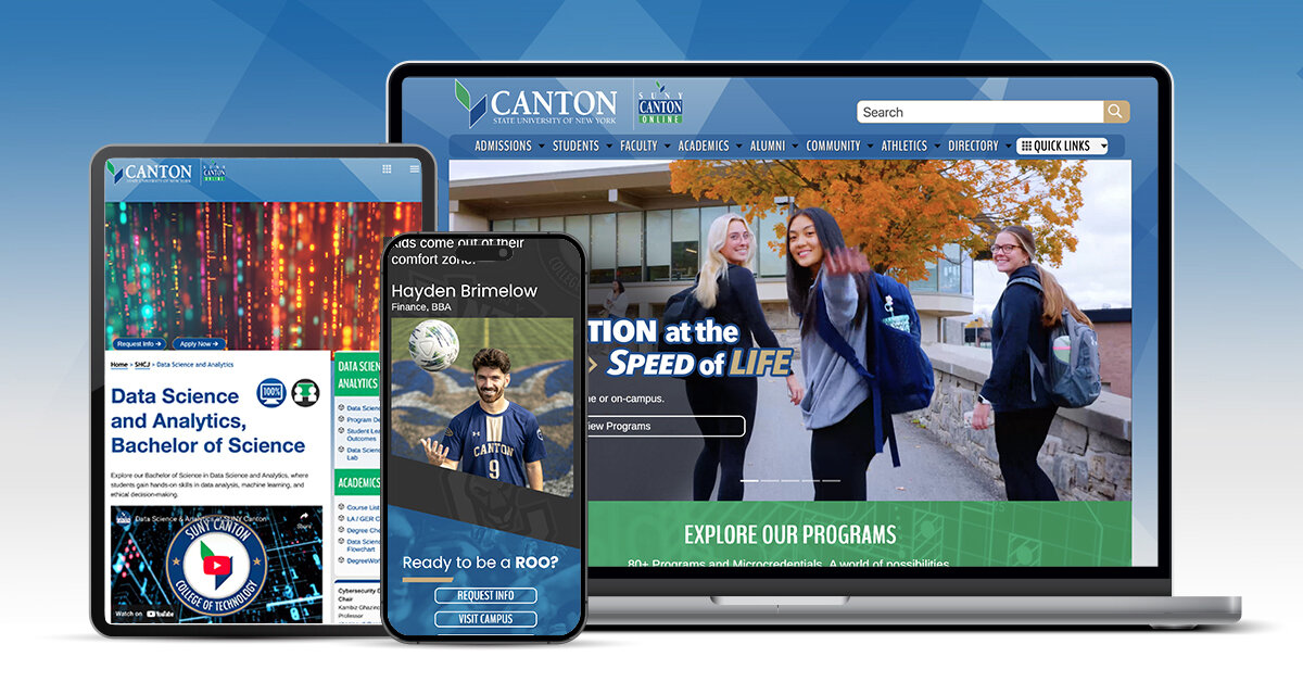 SUNY Canton unveils improved website - North Country Now