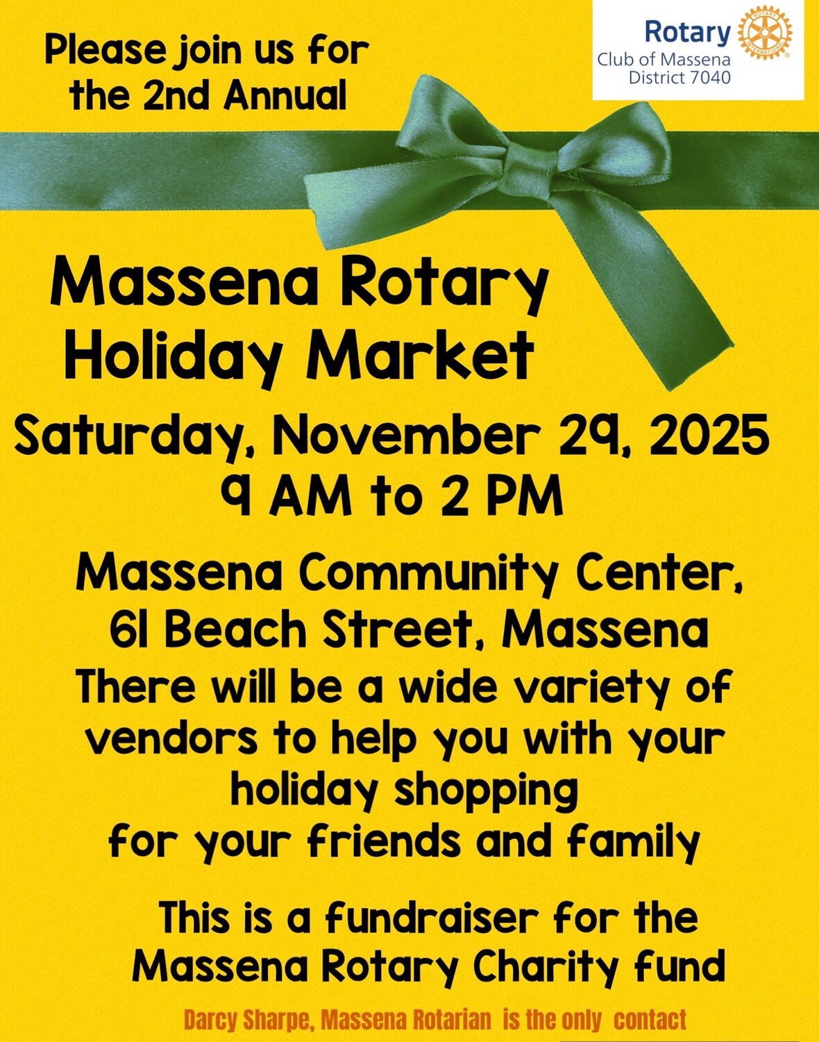 Massena Rotary Holiday Market - North Country Now