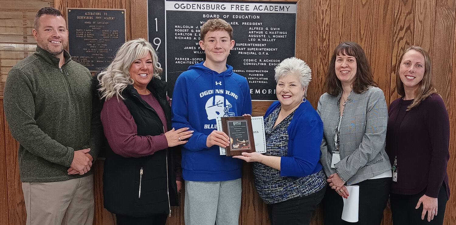 OFA 8th grader named October Student of the Month - North Country Now