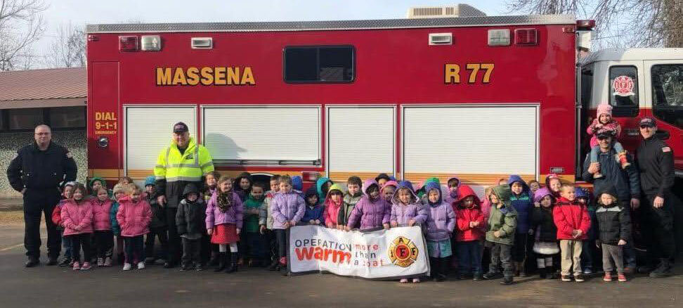 Massena Fire raises funds for coat program - North Country Now