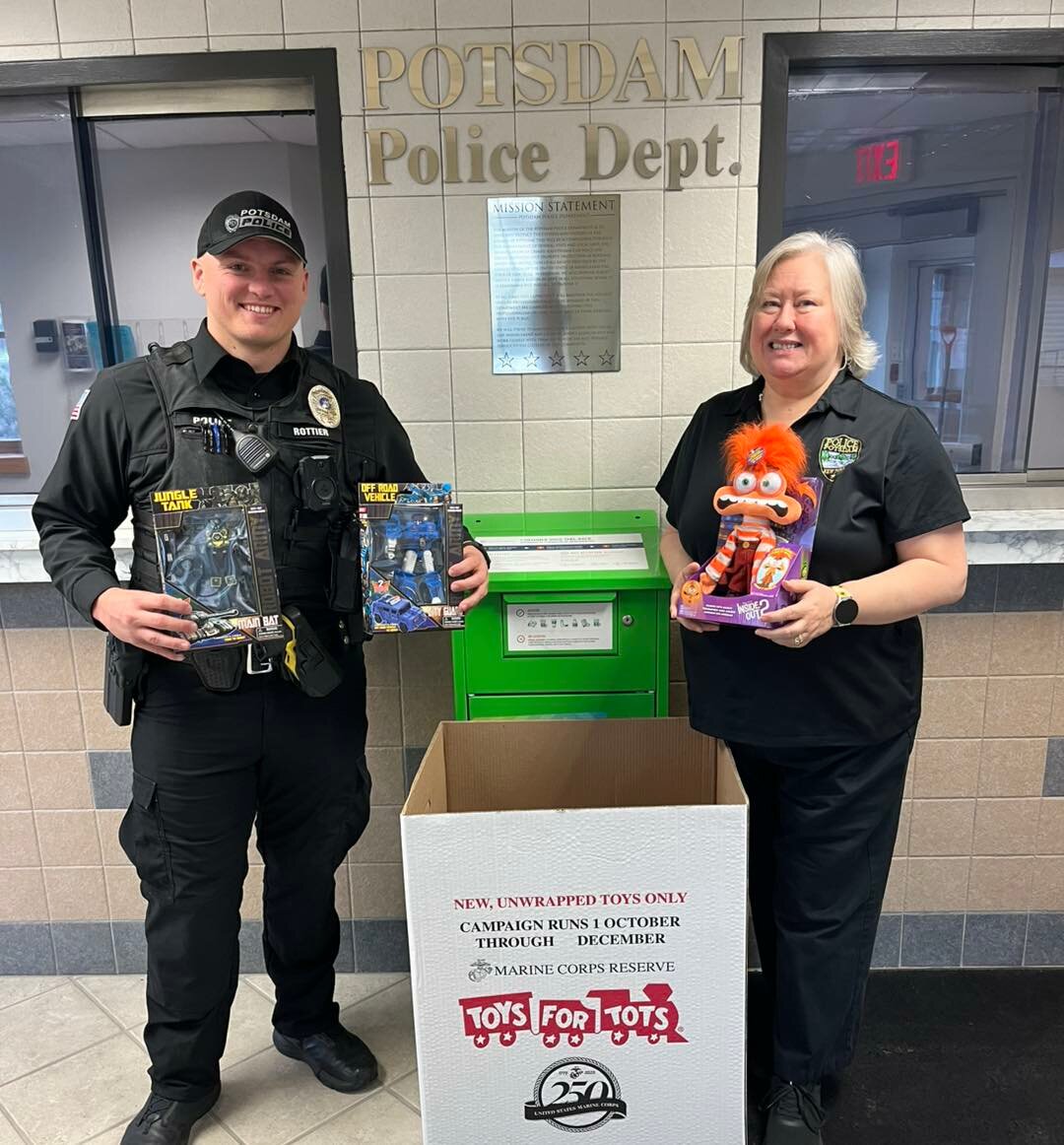 Potsdam PD collecting Toys for Tots - North Country Now