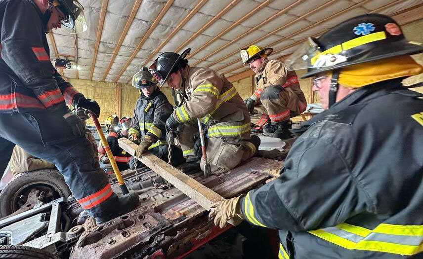 Potsdam firefighters complete vehicle extrication course - North ...