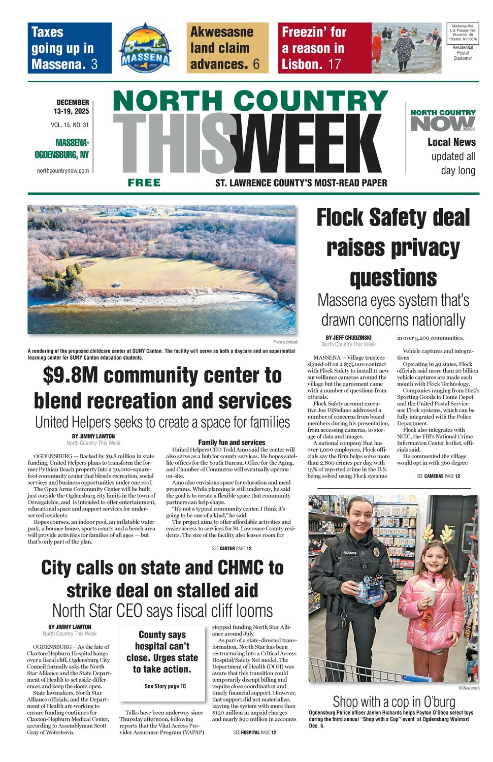Massena-O'burg Dec 13, 2025 - North Country Now