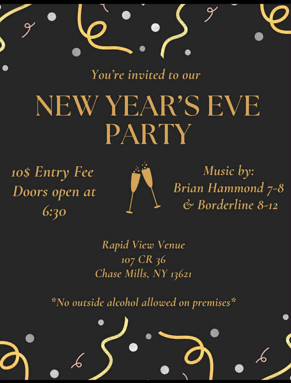 New Year's party in Chase Mills - North Country Now