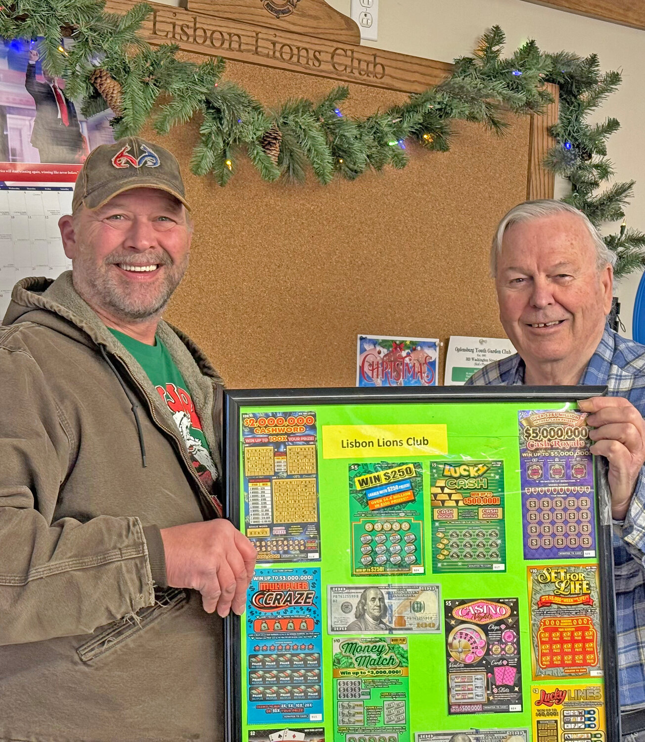 Lisbon Lions Club names annual lottery board fundraiser winner - North ...