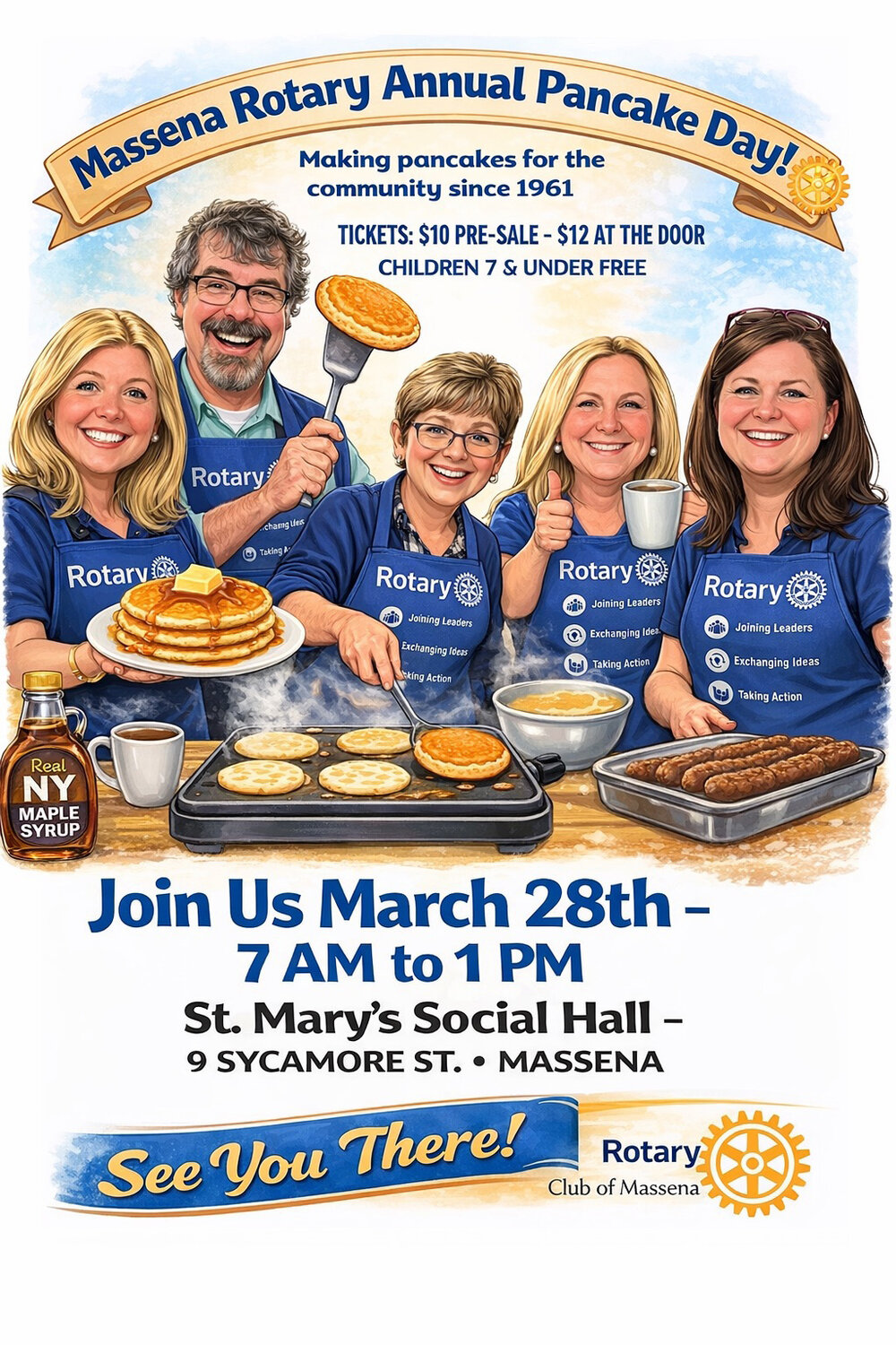 Massena Rotary Club’s 67th Annual Pancake Day set for March 28 - North ...