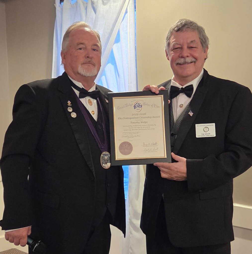 Slideshow: Potsdam Elks Lodge awards, slate of officers - North Country Now