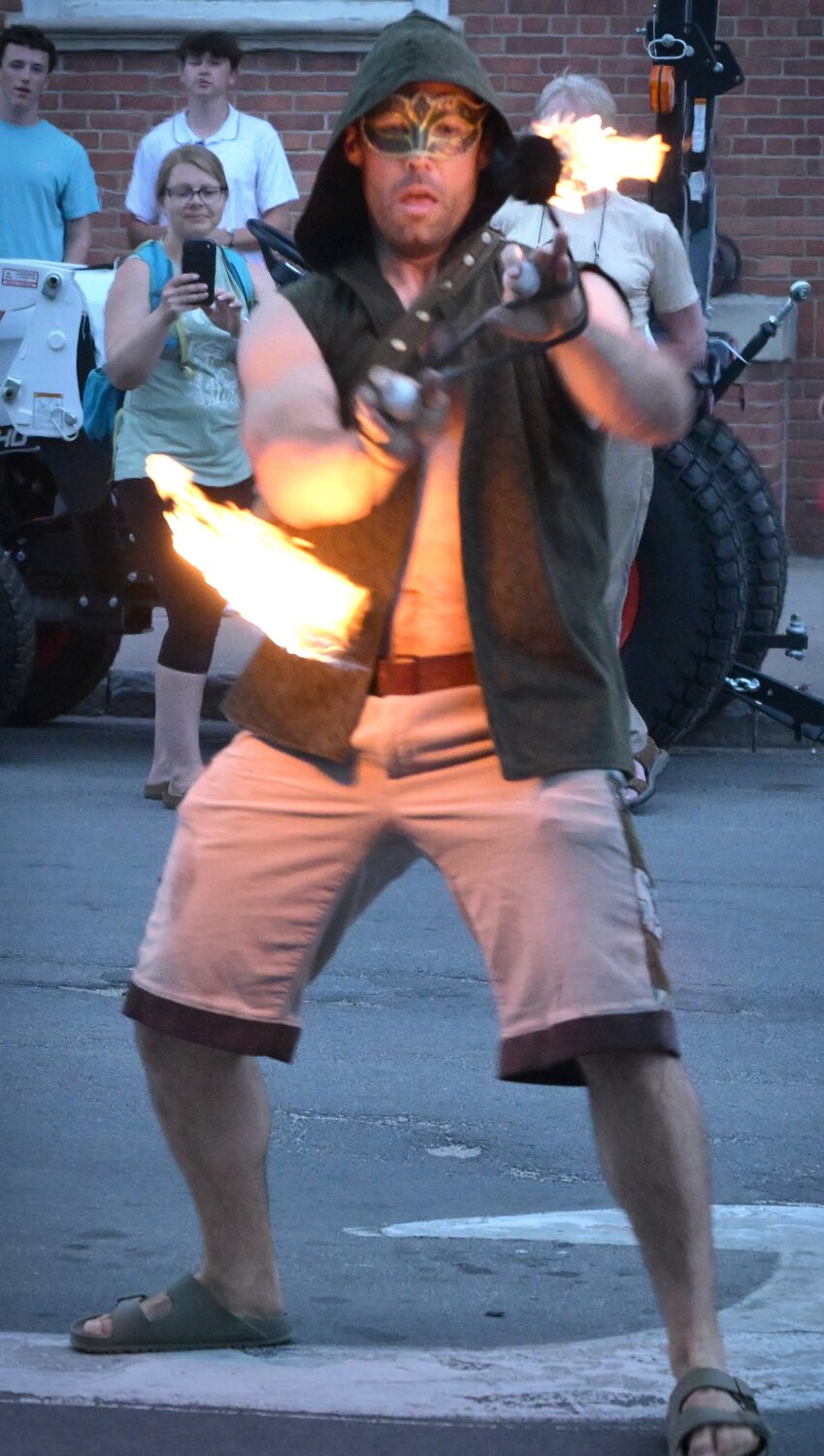 Fire dance at Canton Dairy Fest - North Country Now