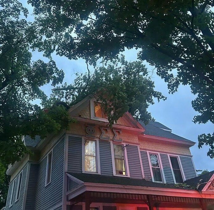 Storm damage hits Potsdam fraternity house - North Country Now