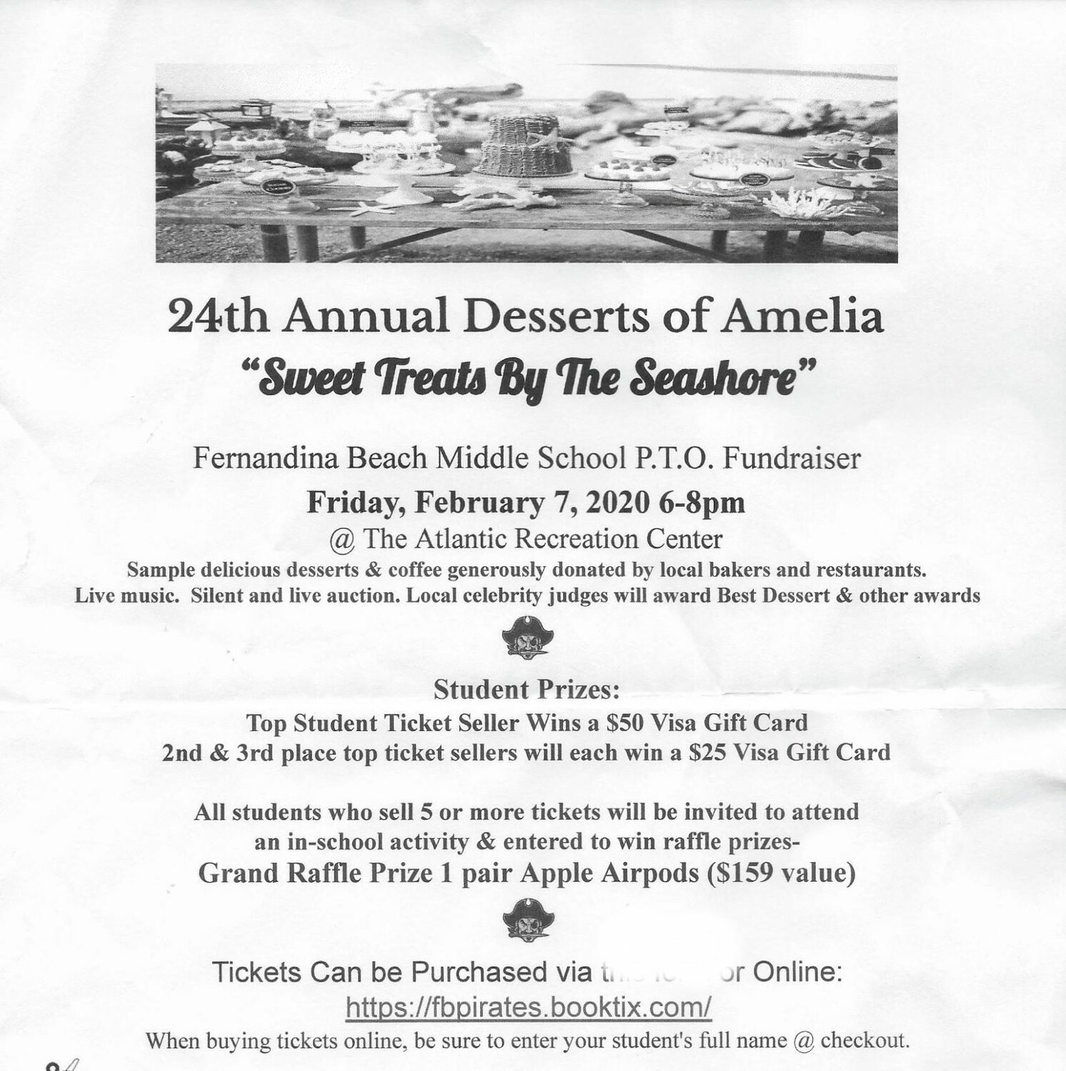 Fernandina Beach Middle School Fundraiser "Desserts of Amelia" - Feb 7 ...