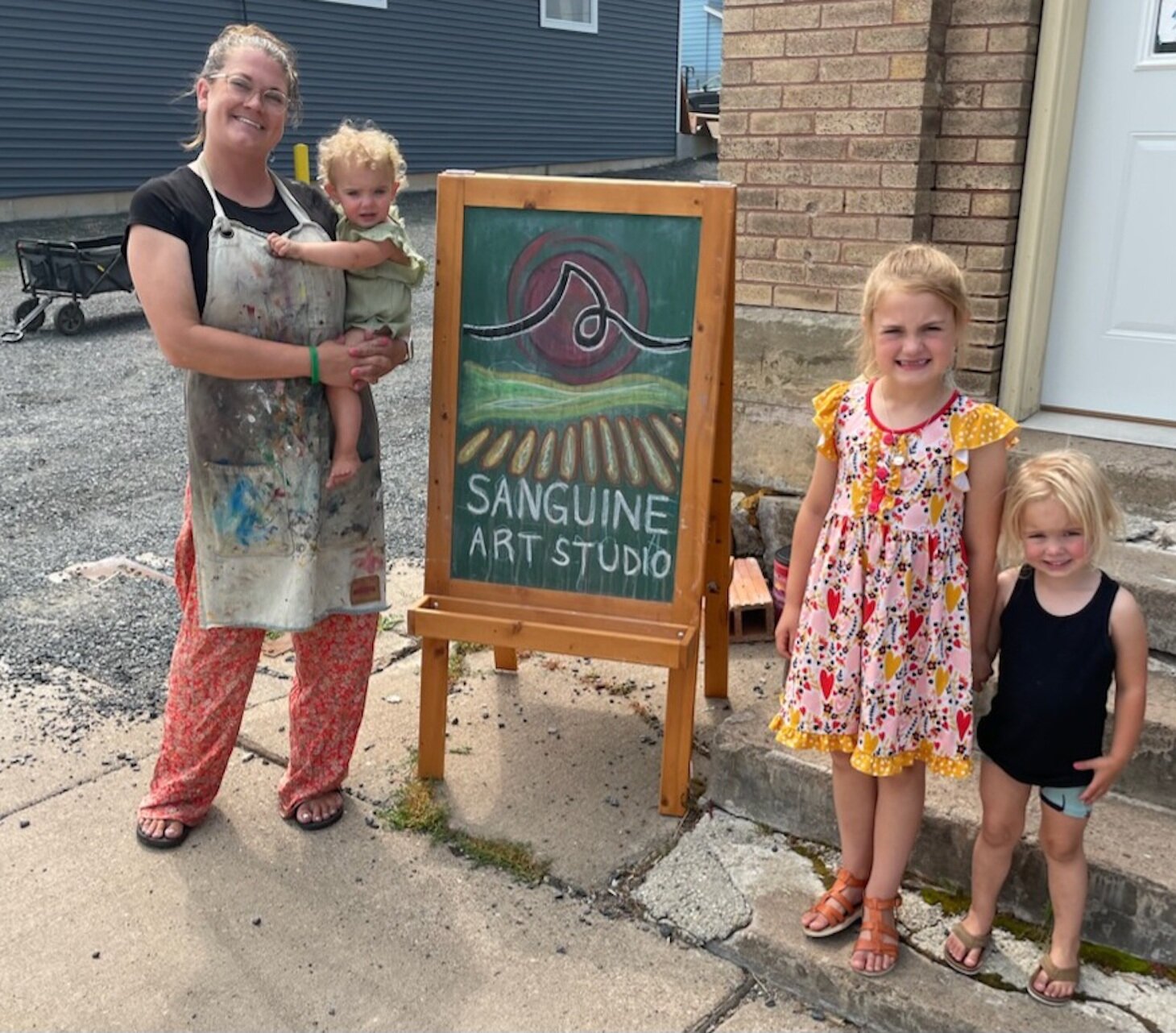 Stanley-Boyd Art Teacher inspires community with hands-on Sanguine Art ...