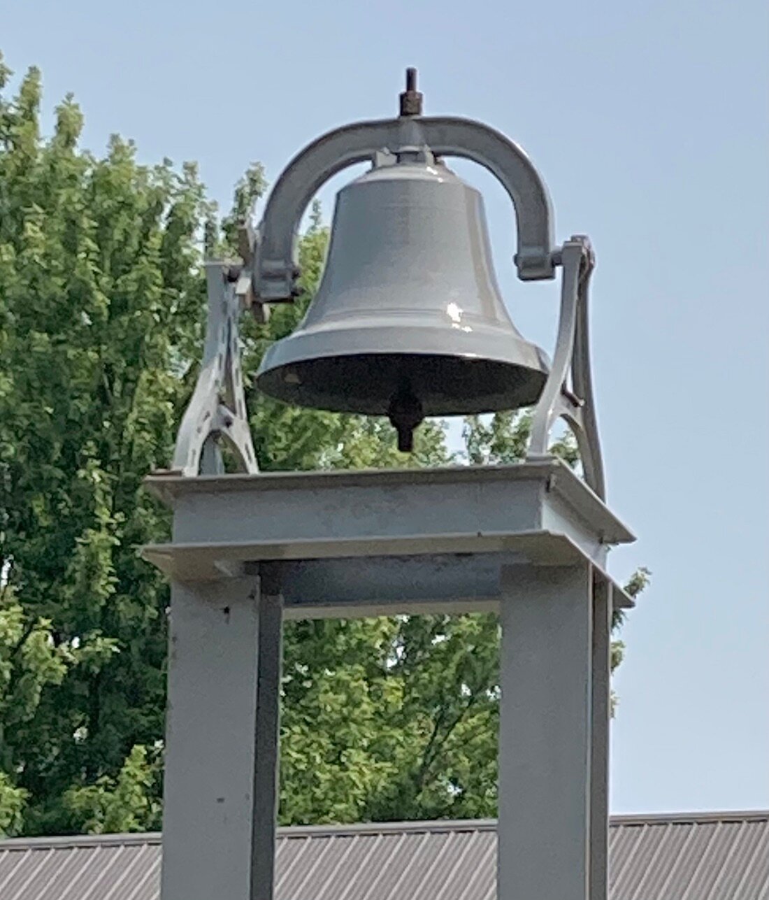 Old bell on a new tower at St. Peter's Lutheran in Boyd - Stanley ...