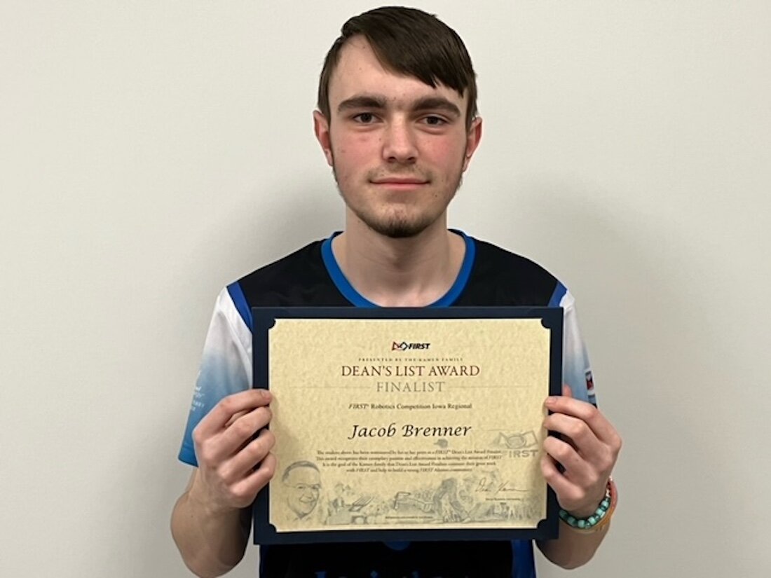 Stanley-Boyd junior named FIRST Dean’s List finalist for robotics ...