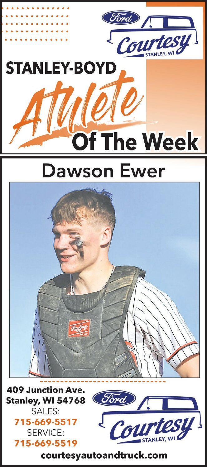 Courtesy Auto & Truck Stanley-Boyd Athlete of the Week - Stanley Republican