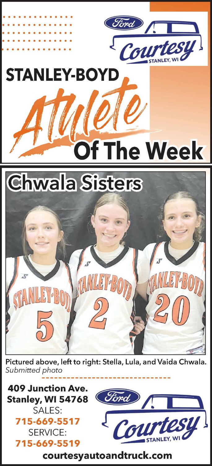 Courtesy Auto & Truck Stanley-Boyd Athlete of the Week - Stanley Republican