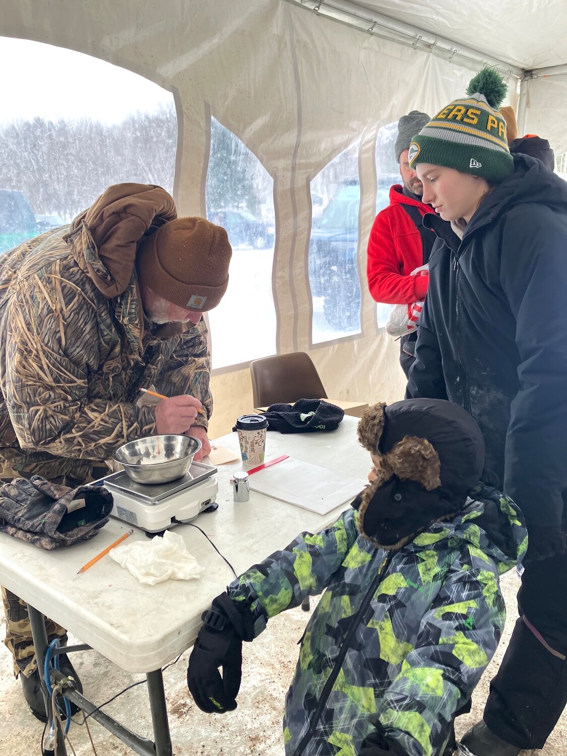 Otter Lake Ice Fishing Contest a success - Stanley Republican